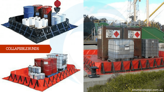 Collapsible Bunds | Enviro Concepts - Waste Water Treatment and Wash Bays